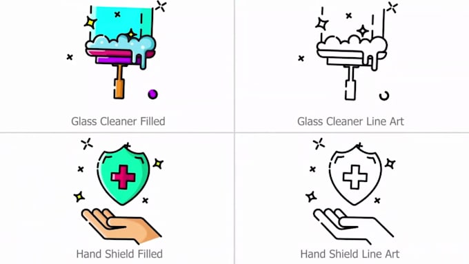 Create lottie gif json rive svg icon web animation splash screen app ...