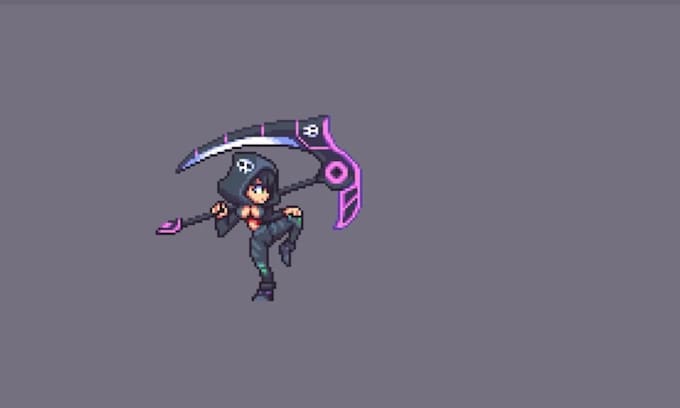 Draw 2d retro pixel art pixel art character pixel game art pixel art ...