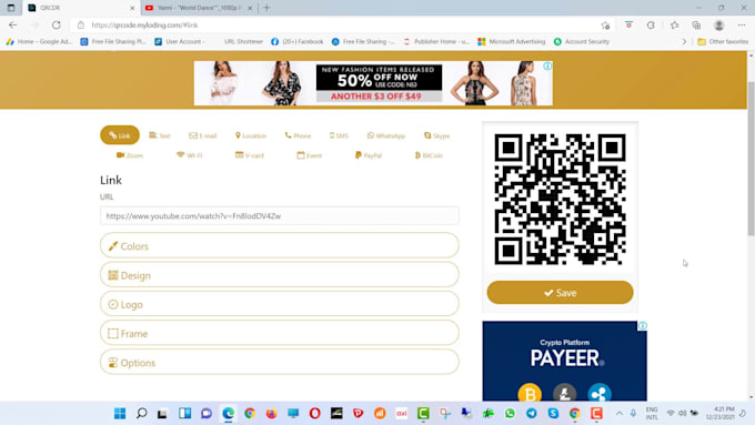 Make responsive qr code generator by Nagaraththinaml | Fiverr