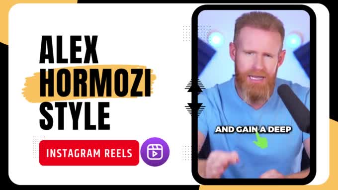 Edit your instagram reels like alex hormozi style captions by ... Edit your instagram reels like alex hormozi style captions by ...