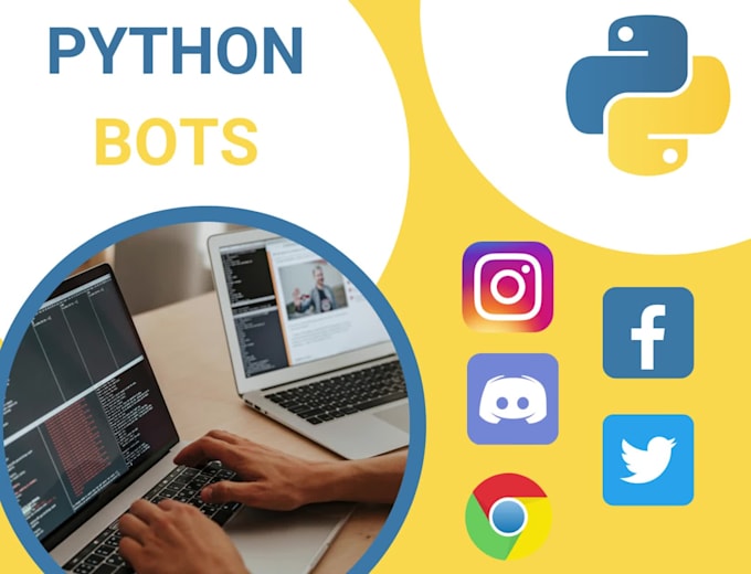 Create a discord and twitter, python bot with exe and gui by ...