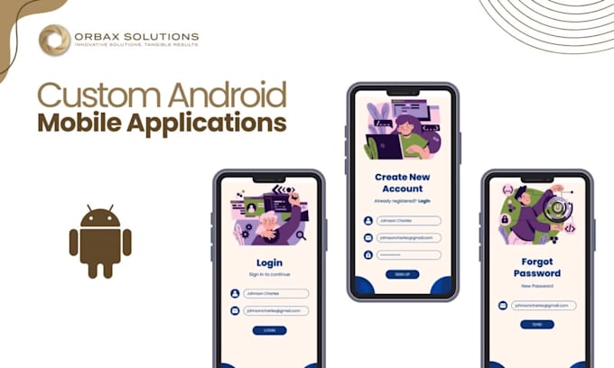 Do flutter app development for android by Orbaxsolutions | Fiverr