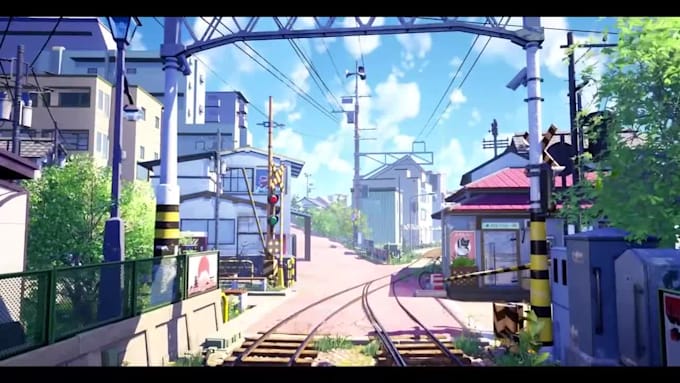 Create professional 2d japanese anime animation, 2d background ...