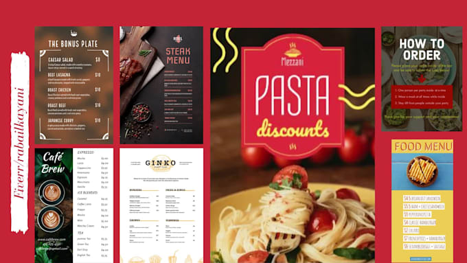 Design restaurant menu, food menu, and restaurant flyer by Rabailkayani ...
