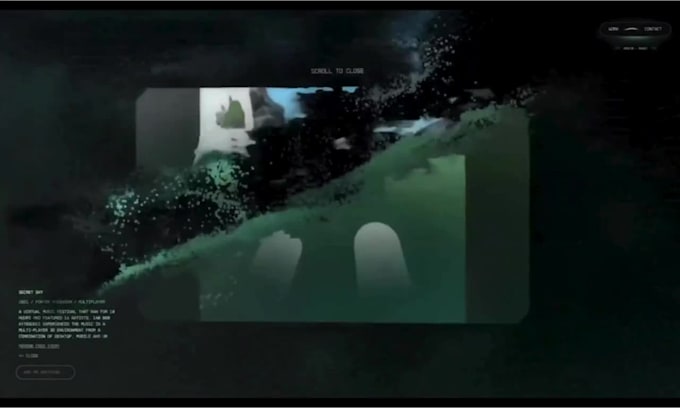 Interactive 3d animated website 3d webflow scrolling animation threejs spline 3d by Olurotimi1 ...