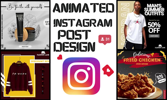 Design static instagram posts by Bill12344 | Fiverr