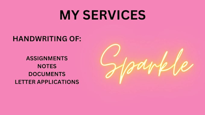 Do handwriting assignments , rewrite scanned documents , and convert ...