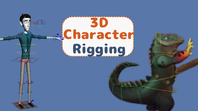 Rig your 3d character professionally in blender by Designer_2032 | Fiverr