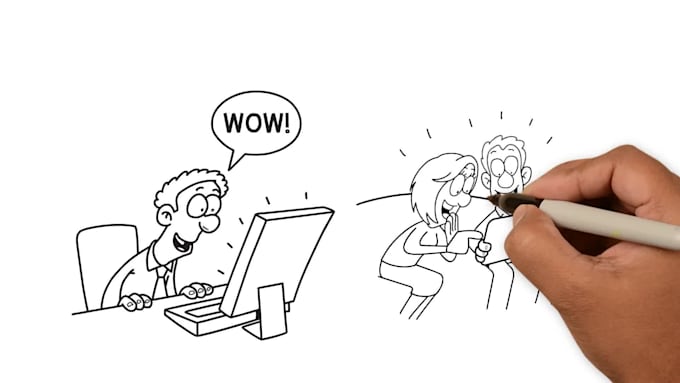 Draw professional explainer animated in video scribe by Ahs_work | Fiverr