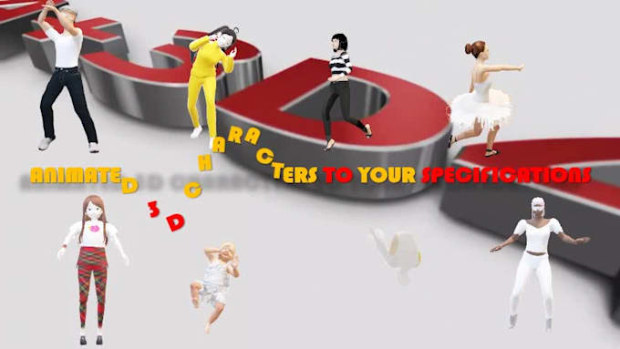 Create original static and animated 3d characters by Bertrandedesign ...