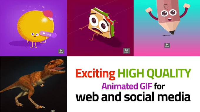 Create animated gif for web and social media by Rayhank | Fiverr