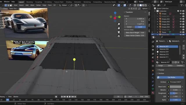 Realistic 3d classic car design, 3d car animation,3d automotive car ...