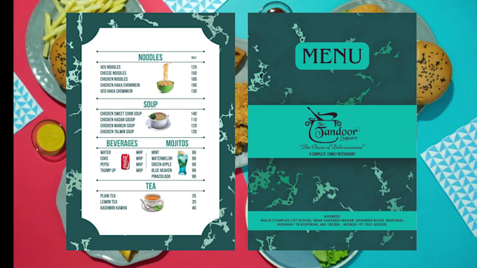 Do restaurant menu design and food menu design by Varungorka292 | Fiverr