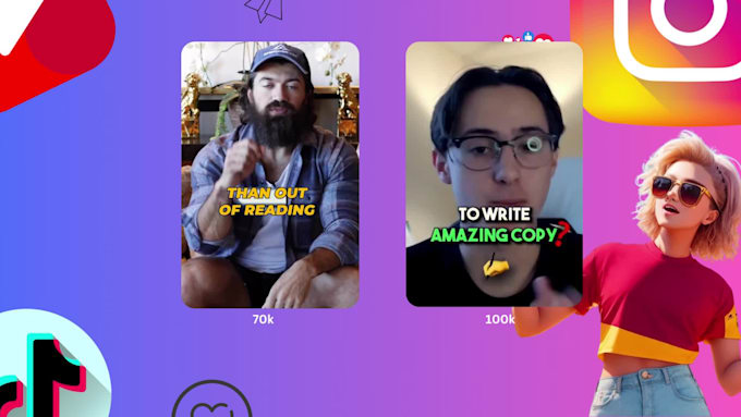 Tiktok Instagram Reels Editor With Subtitles By Pawan006 Fiverr