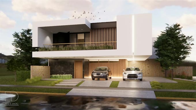 Do architectural 3d house rendering or animation walkthrough by Eduardoqueve773 | Fiverr