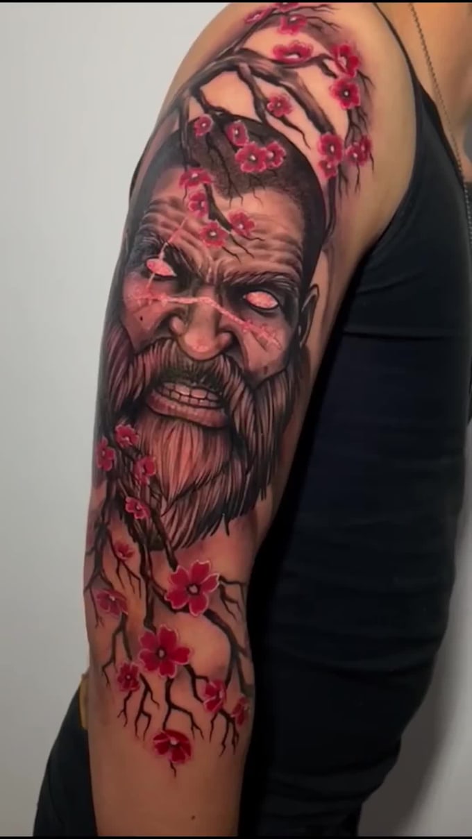 Create unique tattoo designs in realistic or blackwork style by ...