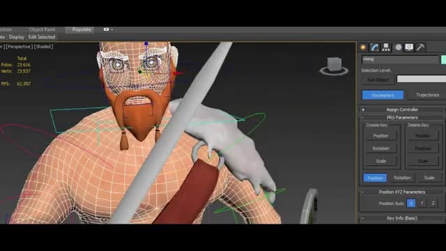 3d character rigging, rig3d in daz,blender,3ds max,maya, joints rig, ik ...