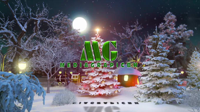 Create a christmas intro with your logo by Mediagraphicbh | Fiverr