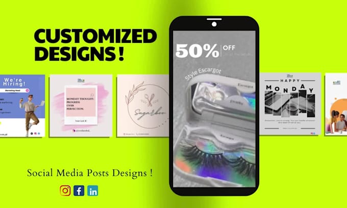 Design eye catching social media posts that stand out by Ameeqakhan ...