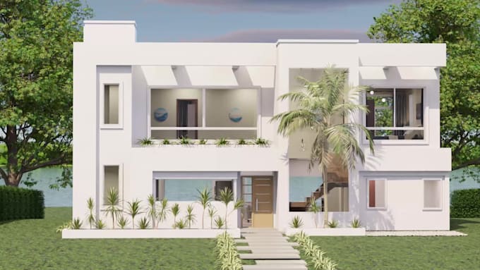 Create an exterior render for archviz by Agustinitoiz | Fiverr