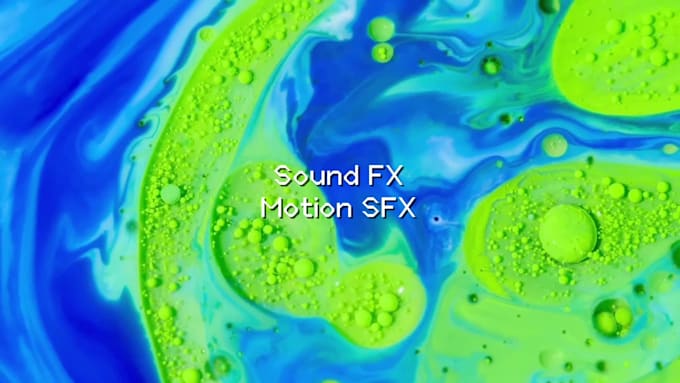 Create custom sound textures for motion, trailers by Alex_bine | Fiverr