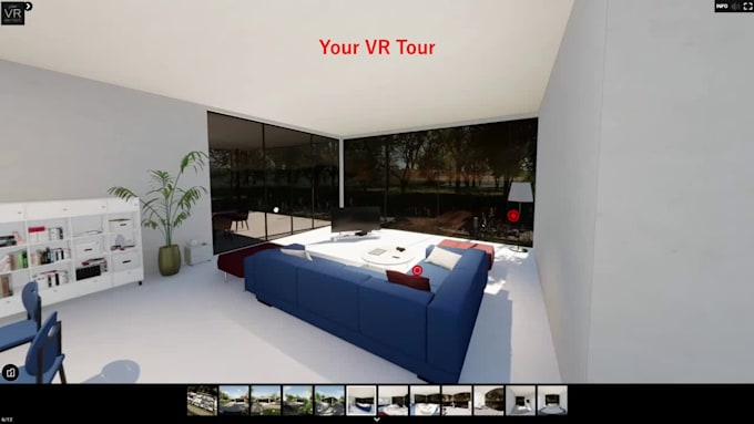 Make realistic vr tour animation of your house or apartments from the ...