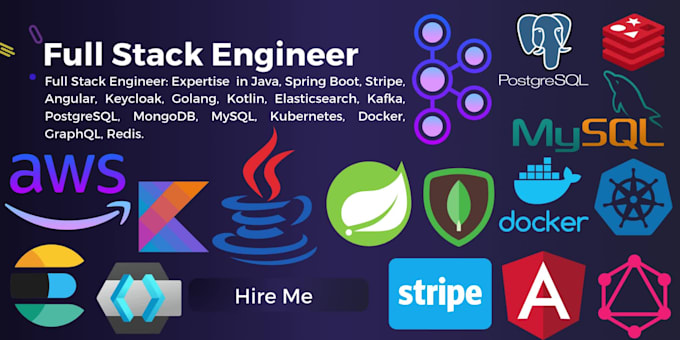 Do java spring boot stripe angular kafka redis docker kubernetes ...