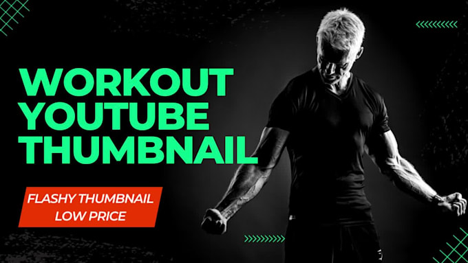 Make a workout thumbnail in 20 minutes by L0gomaker_ | Fiverr