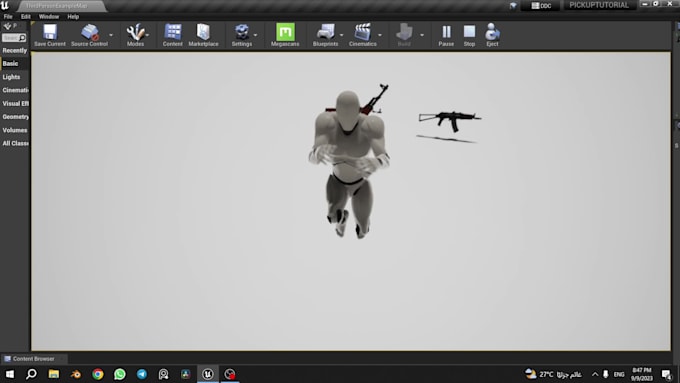 Make pickup system in unreal engine for fps games and third person shooter games by ...