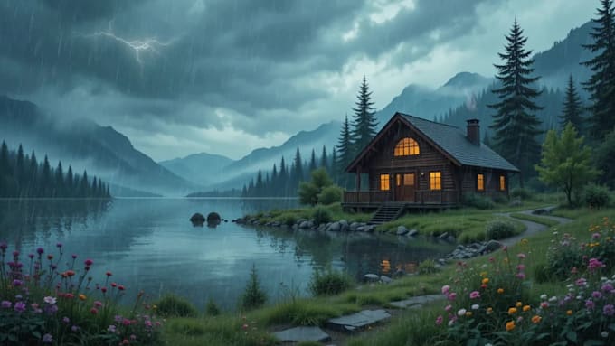 Create relaxing cozy lofi loop animation videos by Tehsin01 | Fiverr