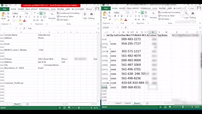 Help to fix and format an excel spreadsheet by Sarahmustafa53 | Fiverr