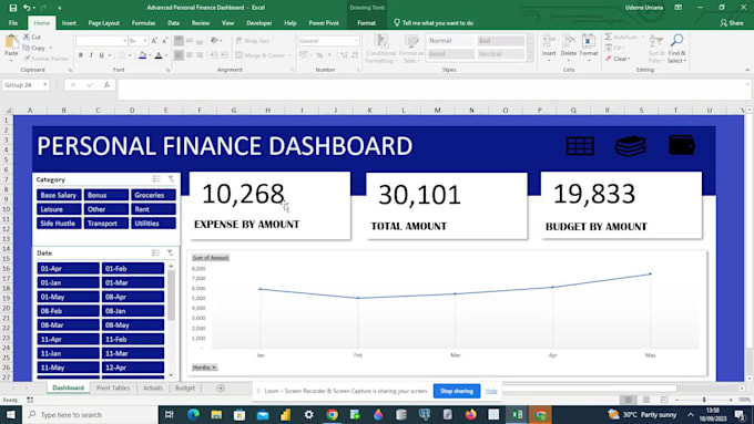 Create A Dynamic Excel Dashboards By Udemeumana Fiverr