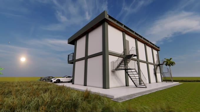 Do 3d modeling and rendering and architectural walkthrough by Johnmarkbugas31 | Fiverr