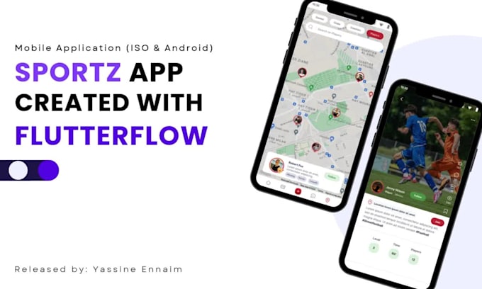 Flutterflow mobile app development with firebase, flutter flow by Yennaim | Fiverr