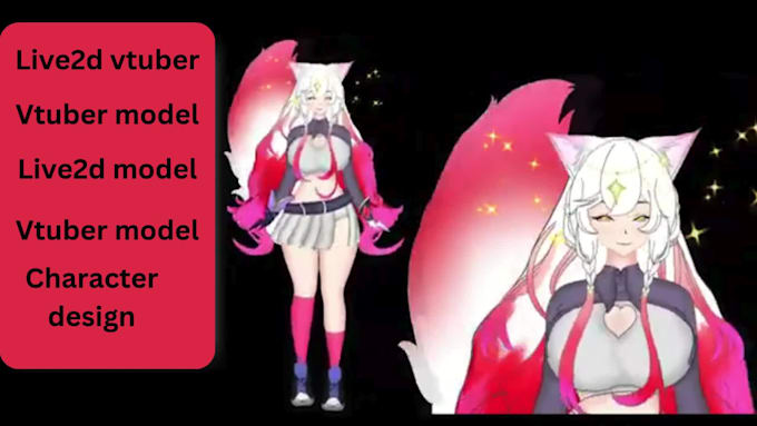 Design and rig live 2d vtuber, 2d vtuber model, vtuber rigging, vtuber design by Fhareedharthy ...