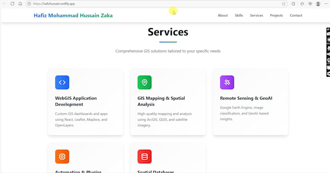 Do webgis development, gis mapping, and spatial data analysis by Hafizmohammadhu | Fiverr
