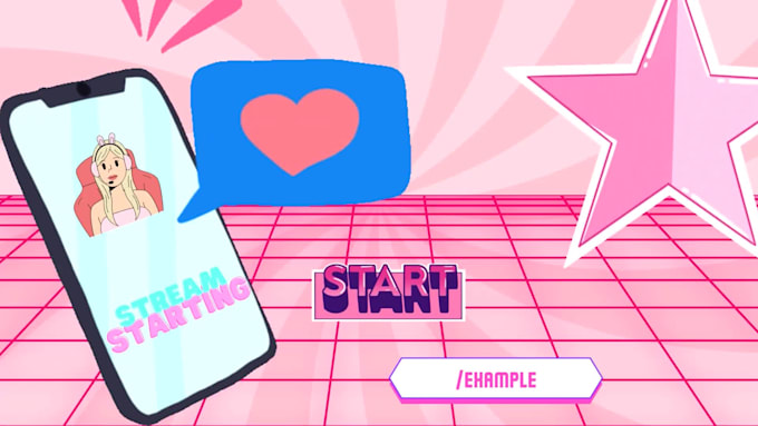 Animated twitch overlays panels banners and more by Elifozero | Fiverr