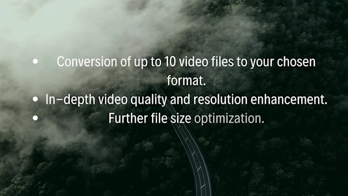 Professional video conversion service by A1pseditor | Fiverr