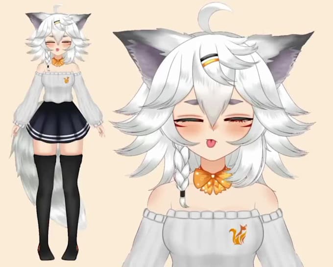 Design and rig live2d model, vtuber model, vtube studio facerig ...