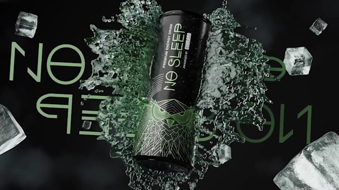 Do 3d beverage soft drink animation bottle can soda juice cgi by ...