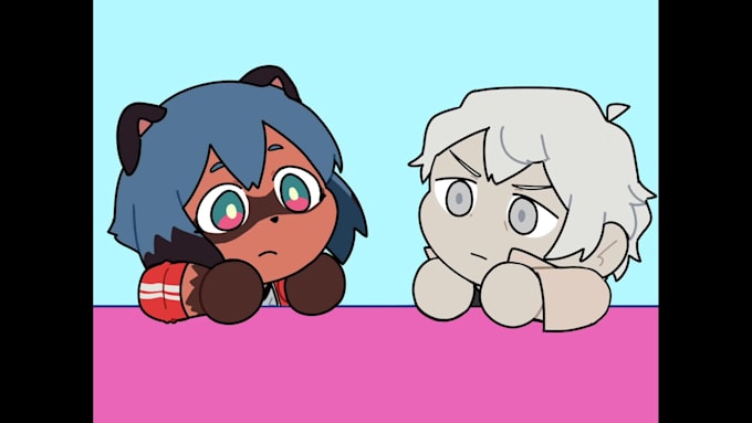 Draw your character in my chibi anime animation loop by Dylie_xat | Fiverr