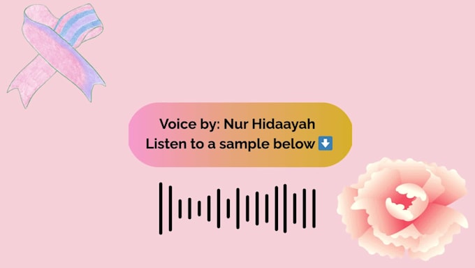 Record a natural malay voice over for any purpose by Daayah | Fiverr