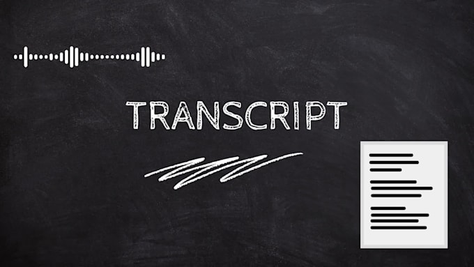 Transcript audio in plain text by Navneet1229 | Fiverr