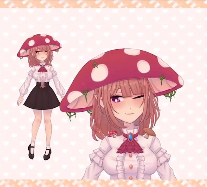 Design and rig live2d vtuber model, live2d model for streaming, 2d ...