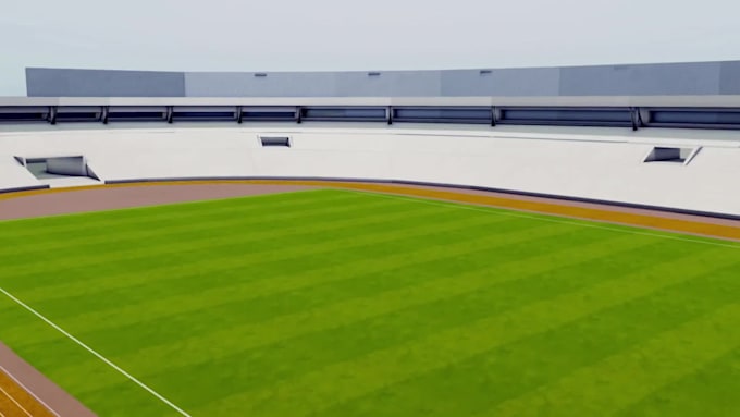 Render high quality 3d stadium animation, 3d stadium design, sport ...