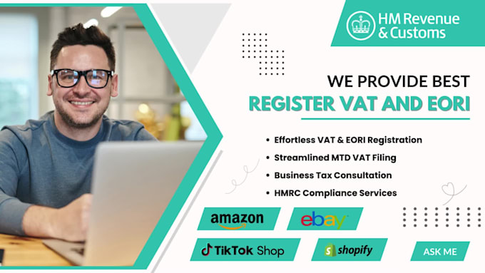 Uk vat and eori regsitration and file vat returns with mtd by Faizica | Fiverr
