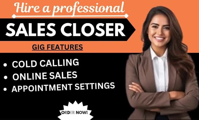 Be your salescloser sales rep salesperson virtual assistance telemarketing sales by Lanawaynes ...