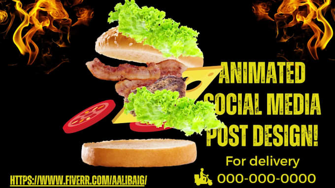 Create animated social media post, product ads, gif banner and flyers ...