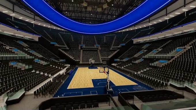 Create realistic 3d stadium animation and modeling,3d sport arena,3d ...