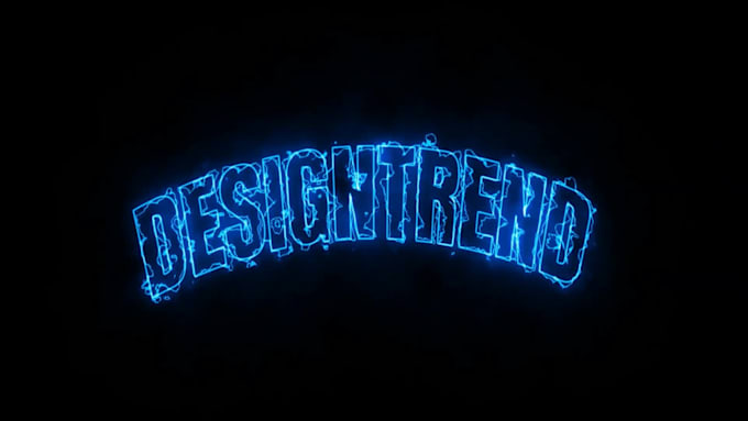 Custom animated text overlay with title kinetic typography after ...